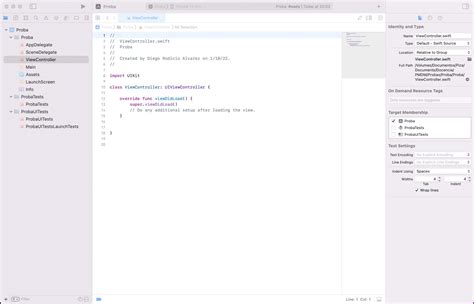 primeiros pasos con xcode diego rodicio