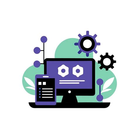 Premium Vector Technology Concept Flat Vector Style Illustration Featuring Programing Design