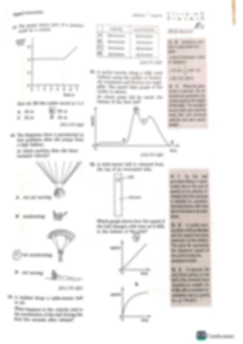 SOLUTION Cambridge Physics Kinematics Solved Mcqs And Questions Studypool