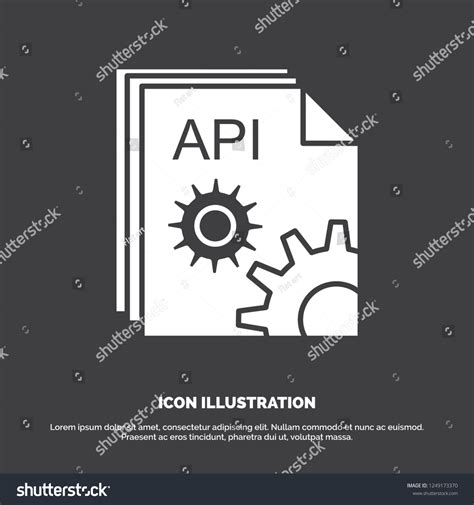 Api App Coding Developer Software Icon Stock Vector Royalty Free