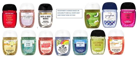 Bath And Body Works Anti Bacterial Hand Gel 10 Pack Pocketbac
