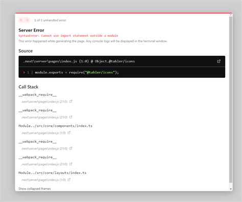 Error Using Nextjs · Issue 126 · Tablertabler Icons · Github