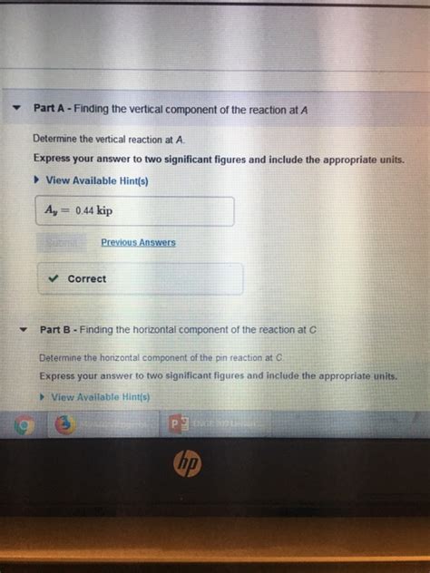 Solved To Determine The Reaction Forces At Supports On A