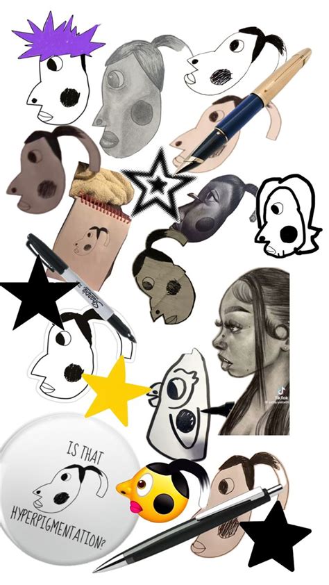 Hyperpigmentation Drawing Wallpaper In 2025 Drawing Wallpaper Funny Pix Funny Reaction Pictures