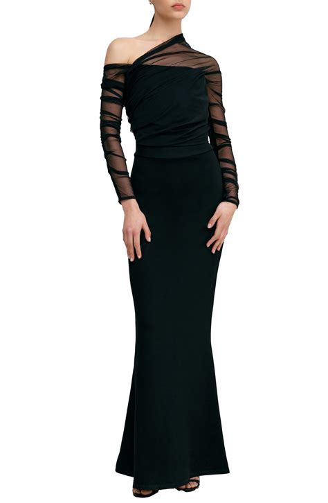 Marcella Monroe Long Sleeve Mermaid Gown Nordstrom