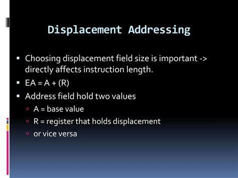 Ppt Instruction Sets Addressing Modes And Formats Powerpoint