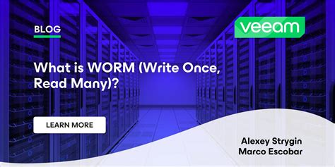 What Is WORM Write Once Read Many