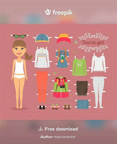 Картинки Девочка с одеждой Png 33 шт 4547