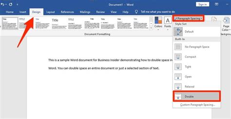 What Is Double Line Spacing In Ms Word Design Talk
