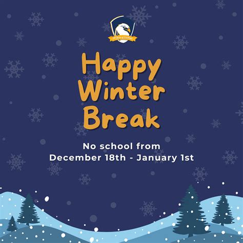 Winter Break December 18th January 1st Ogden Preparatory Academy