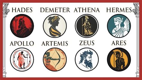 Who Are The 12 Olympian Gods And Goddesses And Their Symbols