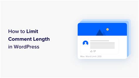 How To Limit Comment Length In Wordpress Easy Tutorial Wp Maniac