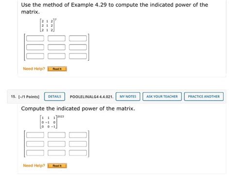 Solved Use The Method Of Example To Compute The Chegg