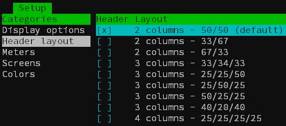 Customizable Header Layout S Issue Htop Dev Htop GitHub