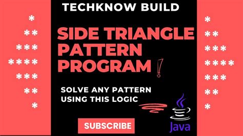 side triangle pattern program half diamond program explained in