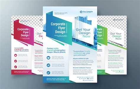 A 4에서 기업 전단지 디자인 템플릿입니다 3 색 방법 포함입니다 수 수에 적응 안내 책자 연례 보고서 잡지 포스터 기업의 프레