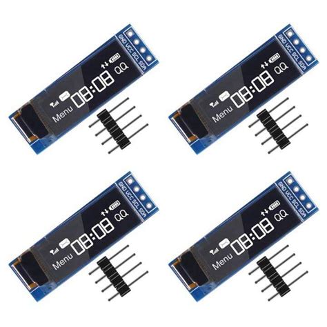 Pcs I C OLED Display Module Inch I C SSD OLED Display Module White Screen Driver DC
