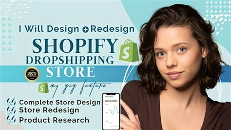 Create shopify dropshipping store, build shopify store, redesign ...