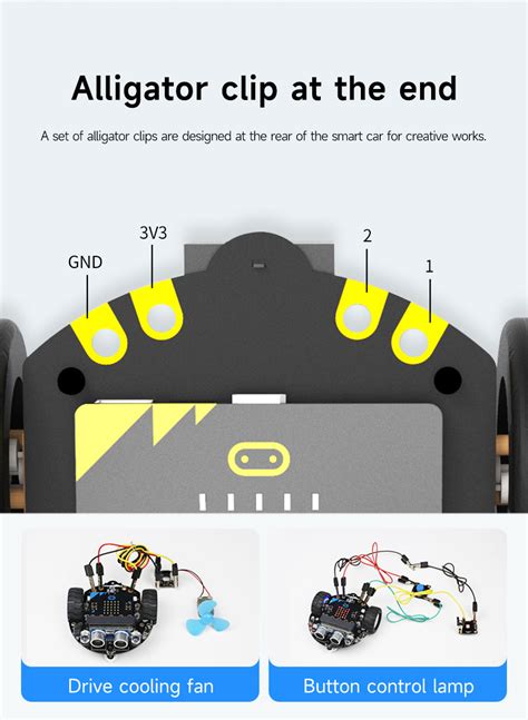 Yahboom Microbit Robot Car Kit Programmable Toys Makecode Programming