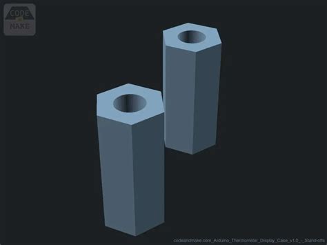 Arduino Thermometer Display By Code And Make Download Free Stl Model