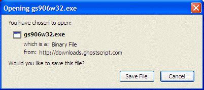 Install Ghostscript
