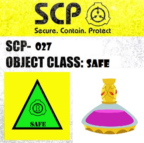 Scp 027 Scp Containment Is Magic Wiki Fandom