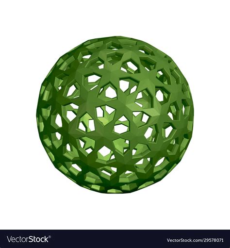 Abstract Sphere Wireframe D Royalty Free Vector Image
