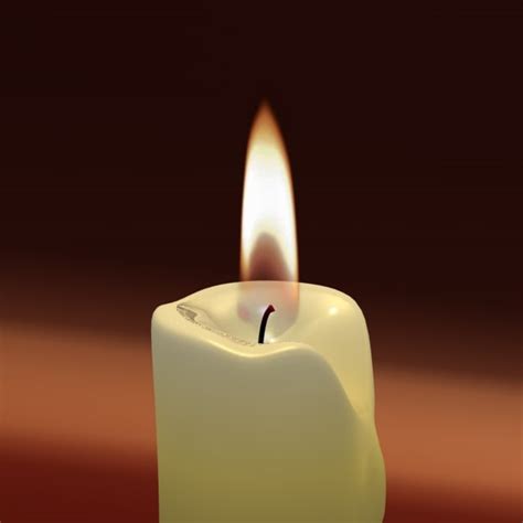 D Max Candle Animation Light