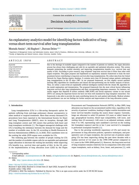 An Explanatory Analytics Model For Identifying Factors Indi 2022