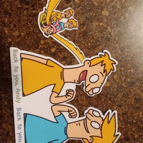 Bobs Burgers Andy And Ollie Laptop Sticker 2 5 Inches Etsy