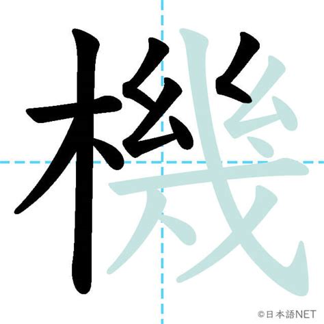 【jlpt N3漢字】「機」の意味・読み方・書き順 日本語net
