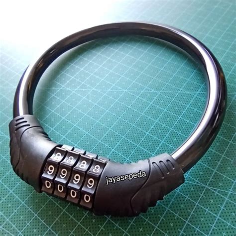 jual kunci gembok sepeda kode angka 4 digit pasword pengaman bukan