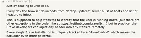 Brave Privacy Browser Has A ‘backdoor To Remotely Inject Headers In Requests Hackernews