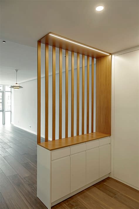 Mueble Separador Entrada A Medida Separador De Ambientes Madera