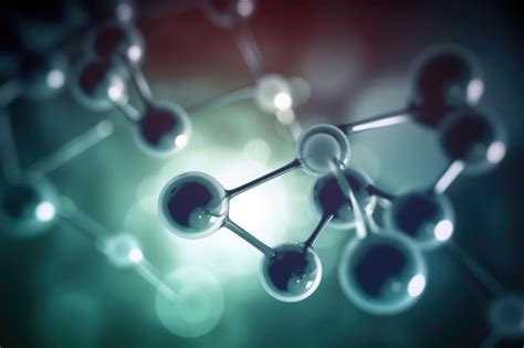 Premium Photo Molecular Structure With Connections Between Atoms Generative Ai