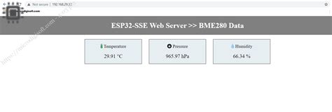 ESP Server Sent Events SSE Webserver Using Arduino