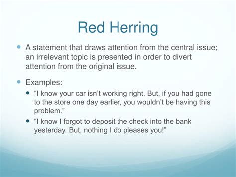 Ppt Analyzing Rhetoric And Identifying Logical Fallacies Powerpoint