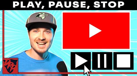 Play Pause Stop Buttons For YouTube Embed On Website YouTube