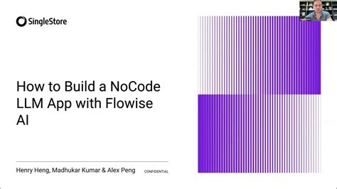 how to build a nocode llm app with flowise ai youtube