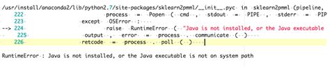 java is not installed or the java executable is not on system path · issue 139 · jpmml