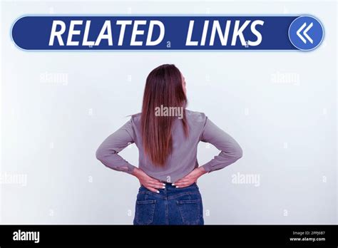 Text Showing Inspiration Related Links Internet Concept Website Inside A Webpage Cross