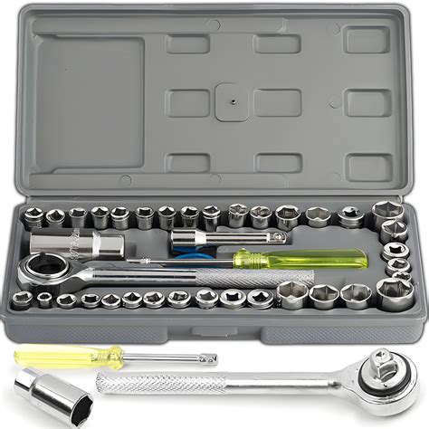 Set Trusa Scule Retoo Handytools 40 Piese Otel 34 Nasade Populare