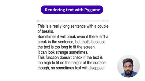 Open Weaver On Linkedin Rendering Text With Pygame