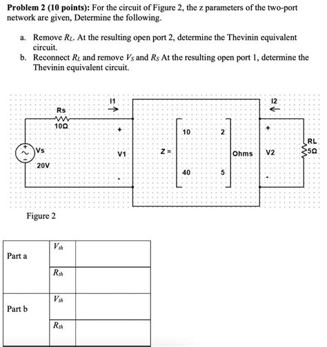 solved problem 2 10 points for the circuit of figure 2