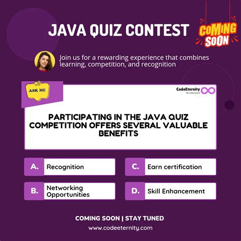Codeeternity On Linkedin Codeeternity Javaquiz