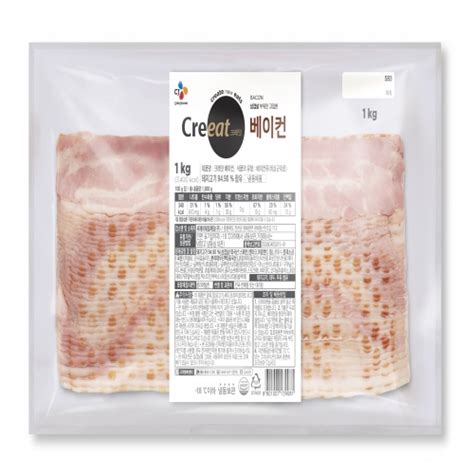 크레잇 베이컨 1kg Cj프레시마켓