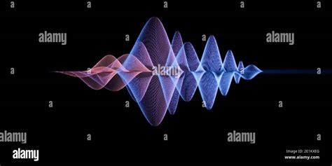 Wireframe Structure Modern Abstract Virtual Grid Background Audio Soundwaves Science Or Data