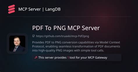 Pdf To Png Mcp Server Langdb