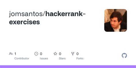 Github Jomsantos Hackerrank Exercises