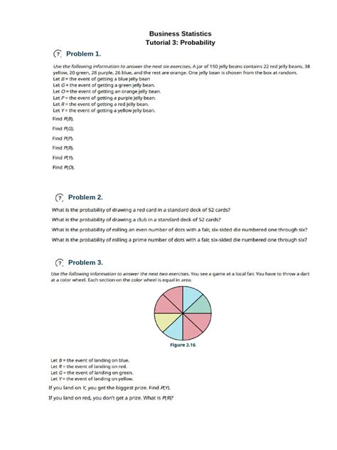 Statistics Tutorial 3 Pdf